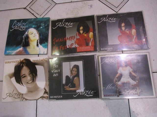 LOT DE 6 cd maxis de alizee moi lolita j ai pas 20 ans etc EUR 20,00 ...