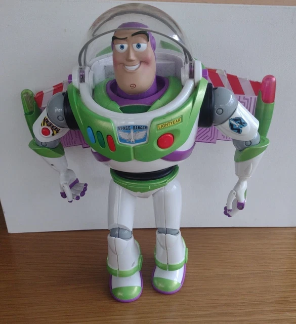DISNEY PIXAR TOY Story Buzz Lightyear Talking 12" 2012 Mattel Lights ...