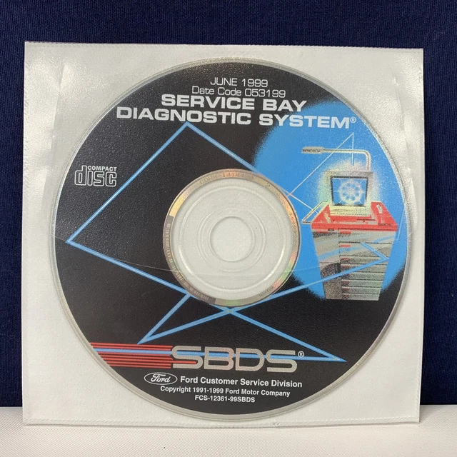 FORD ROTUNDA SERVICE Bay Diagnostic System – SBDS CD June 1999, 1053199 ...