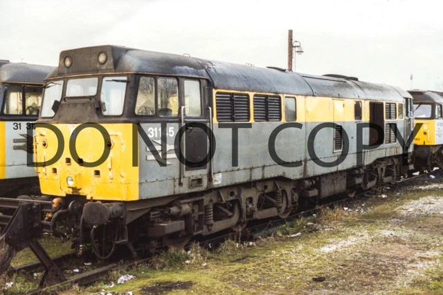 UK DIESEL TRAIN Railway Photograph Of Class 31 31145 Loco. (Rm31-108) £ ...