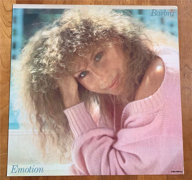 RECORD SLICK 12X12 EMOTION Barbra Streisand Mini Cardstock Poster no ...