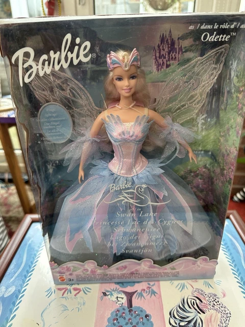 MATTEL BARBIE ODETTE Doll with Light-Up Wings, Swan Lake 2003 B2766 £ ...