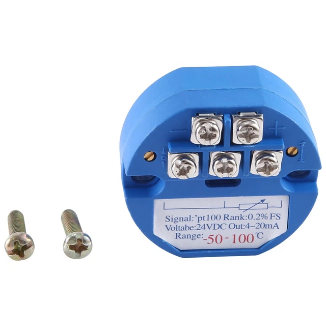 RTD PT100 TEMPERATURE Transmitter Module Thermal Resistance -50-100°C ...
