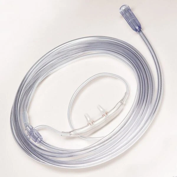 COMFORT TAPERED + Curved Nasal Cannula w/ 4 Foot Oxygen Supply Tubing ...