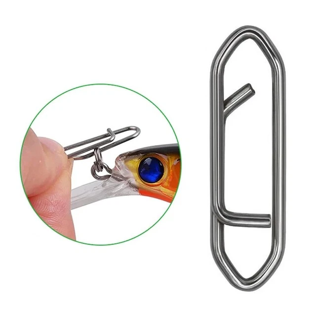 INTERLOCK SNAP FISHING Swivel Fishing Hanging Snap Freshwater Saltwater ...