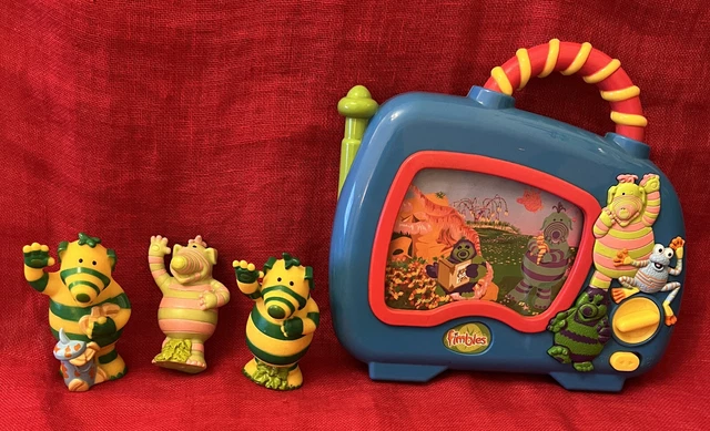 CBEEBIES FIMBLES WIND Up Musical TV, Fimbo With Crackers, Baby Pom ...