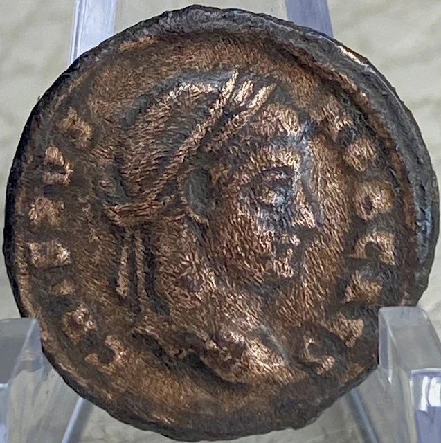 AUTHENTIC ANCIENT ROMAN Coin 320-324AD Crispus Caesar Wreath Genuine ...