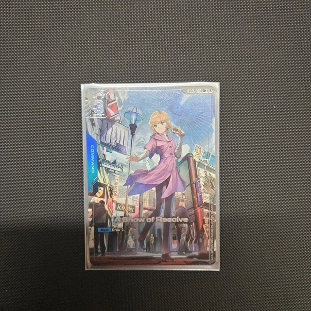 GUNDAM CARD GAME a Show of Resolve GD01-100 U+ Alternative Art English £0.99 - PicClick UK