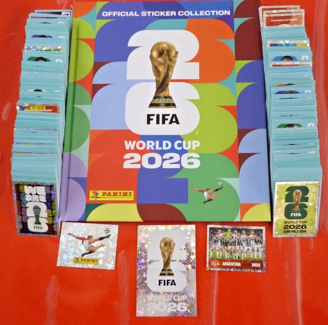 PANINI COUPE DU MONDE 2026 ALBUM HARD COVER +980 +complet coca STICKERS ...