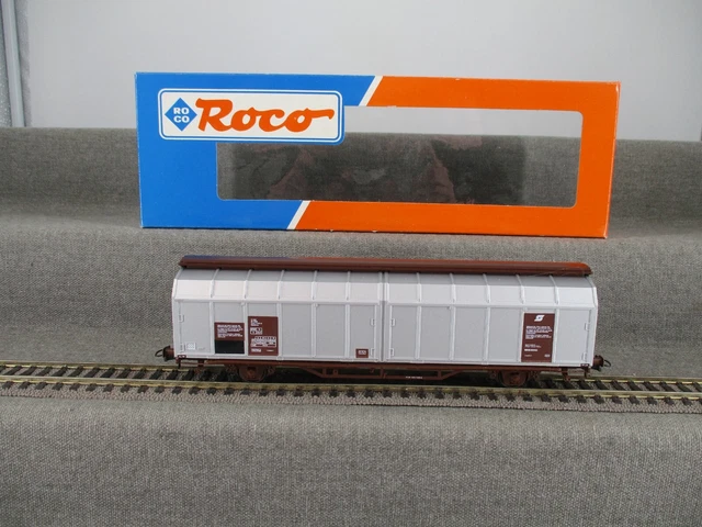 ROCO SPUR H0 46428 Güterwagen Schiebewandwagen der ÖBB in OVP EUR 19,90 - PicClick DE