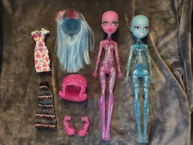MONSTER HIGH - Create A Monster Ice & Blob Doll Set - COMPLETE $82.00 ...