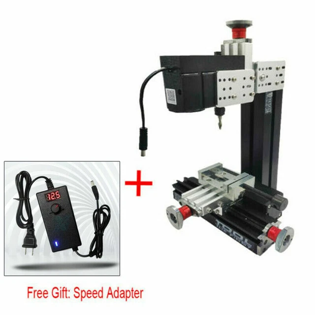 HIGH POWER METAL Mini Lathe DIY Micro Milling Machine Millier 12000rpm ...