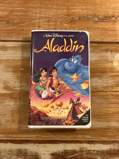 ALADDIN (VHS, 1993) Walt Disney’s classic original animated - 7/27/93 ...