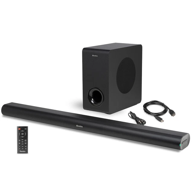 AUDIZIO SB96S SOUNDBAR with Subwoofer Bluetooth and HDMI ARC - 180W £ ...