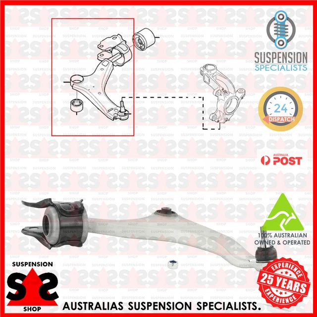 FRONT AXLE RIGHT Control/Trailing Arm, Wheel Suspension Suit VOLVO V60 I (155) EUR 158,35 ...