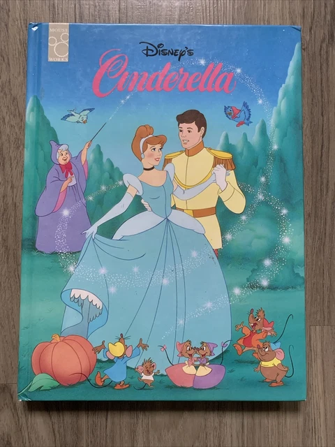 DISNEY'S CINDERELLA (OVERSIZED Hardcover Book, 1994) Mouse Works $17.93 ...