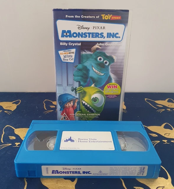 MONSTERS, INC. VHS Blue Cassette Tape $24.95 - PicClick AU