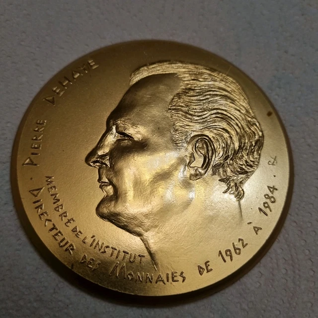 MÉDAILLE PIERRE DEHAYE ANCIEN DIRECTEUR DE LA MONNAIE DE PARIS 8 CM ...