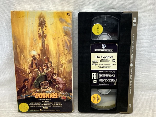 THE GOONIES VHS (1985) Warner Home Video *Original Release! Absolute ...