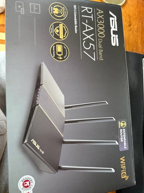 ASUS RT-AX57 AX3000 Dual-Band Wi-Fi 6 Router Brand New Opened Box £51.00 - PicClick UK
