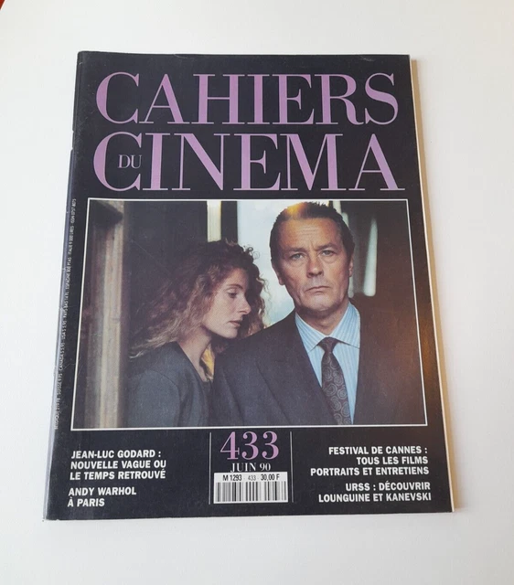 CAHIERS DU CINÉMA n 433 Alain delon Godard 1990 Cannes Warhol Cage EUR ...