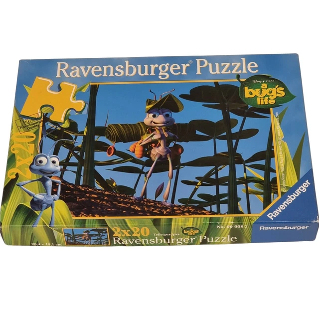 DISNEY PIXAR A Bugs Life Ravensburger 2 x 20 Piece Jigsaw Puzzles £7.95 ...