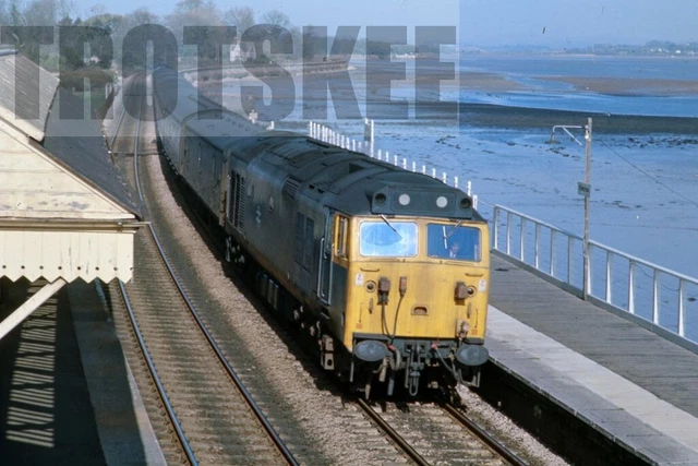 35MM SLIDE BR British Railways Diesel Loco Class 50 50041 Starcross ...