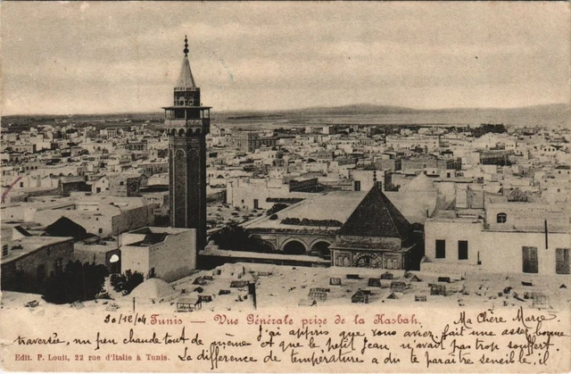 CPA AK TUNISIE TUNIS - Vue générale prise de la Kasbah (125012) EUR 5,99 - PicClick FR