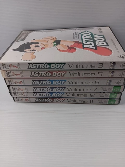 ASTRO BOY DVD Set Volume 3,5,6,7,12,11 Region 4 EUR 37,01 - PicClick IT