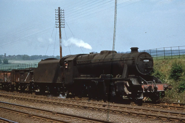 ORIGINAL STEAM SLIDE BR/LMS 8F Steam Loco 48204 Norcott Hall ...