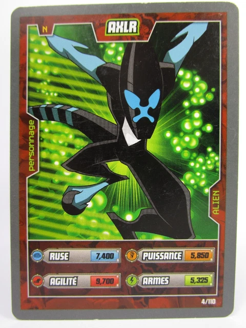 CARTE BEN 10 Alien Aventures 4/110 Ali4 AXLR Fr EUR 1,00 - PicClick FR
