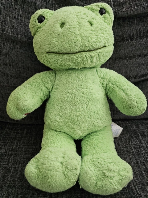 BUILD A BEAR Large Spring Green Frog Plush Soft Toy 16” BAB £9.50 ...
