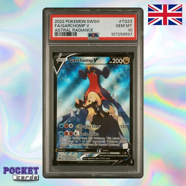 POKEMON GARCHOMP V TG23 PSA 10 GEM MT Astral Radiance 2022 EUR 334,90 ...