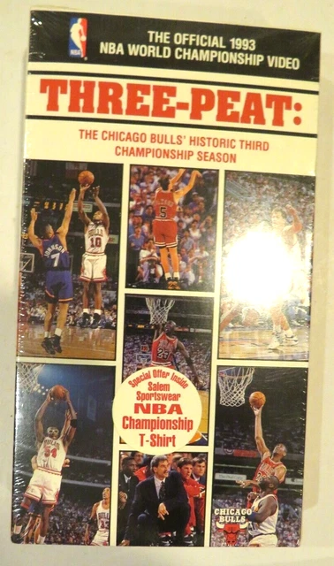THREE-PEAT CHICAGO BULLS' Historic Third Championship Season VHS ...