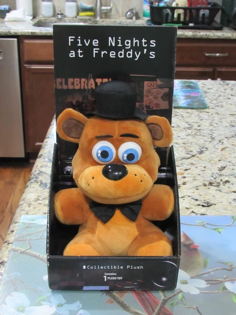 SANSHEE FNAF FIVE Nights at Freddy's Freddy Fazbear Plush 2015 with Box ...