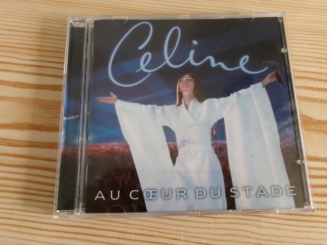 CÉLINE DION, AU coeur du stade, CD 11 titres 1999 TBE + livret paroles ...