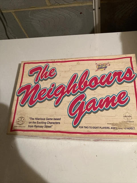 THE NEIGHBOURS BOARD Game, 1988, Rare, Complete, Collectable, Vintage £ ...