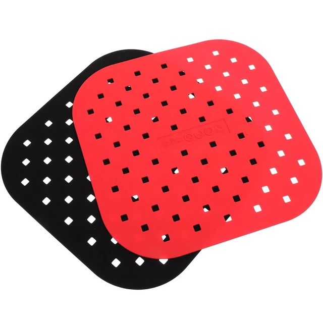 2 PCS ÖLFILTERMATTE Backmatte Airfryer-Einsätze Wiederverwendbare ...