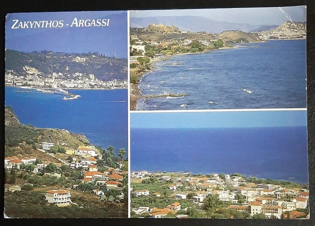 (GRE-854) GREECE 2000 Postcard ZAKYNTHOS(ZANTE) ARGASI posted £1.75 ...
