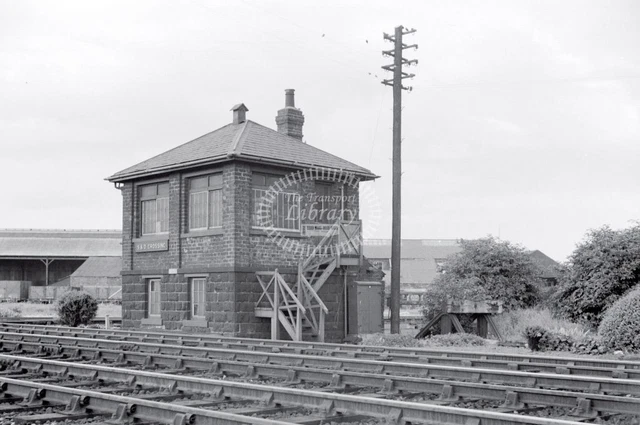 PHOTO BR BRITISH Railways Signal Box at Rise Carr S & D Crossing £1.99 ...