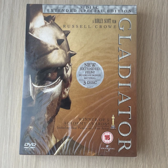GLADIATOR 3 DISC Extended Special Edition DVD (2000) New/Sealed £9.99 - PicClick UK