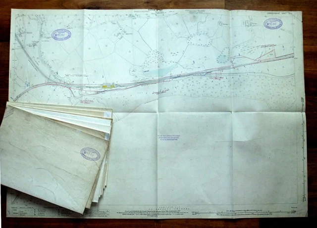 CAMBRIAN RAILWAY GWR Coast line Pwhelli Portmadoc map plan ...