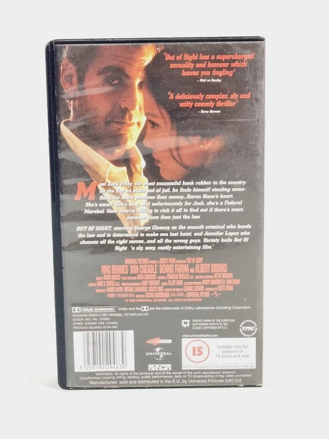 Out Of Sight Vhs S Box Good Condition Rare Original Release £3 99