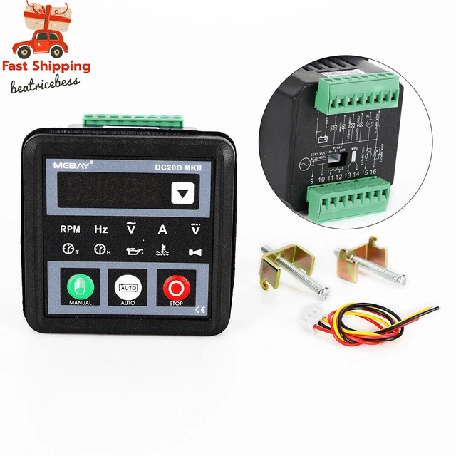DC20D MKII GENSET Controller Module Control Panel for Engine or ...