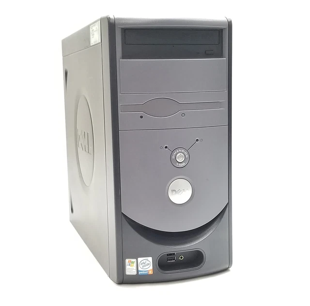 DELL DIMENSION 1100 Pentium 4 2.80GHz 2GB NO/HD Retro Gaming PC ATI RAGE 6 SDR £123.02 - PicClick UK