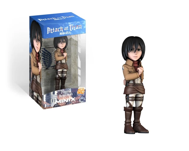 MINIX MIKASA ACKERMAN Figur - Attack of Titan - Sammlerstücke 12 cm für Ausstell EUR 25,78 ...