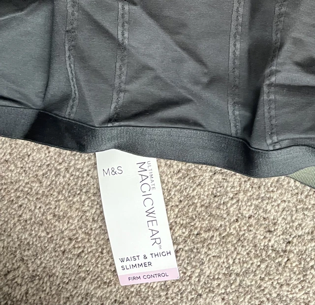 NEW MARKS AND Spencer black Magicwear waist cincher and thigh slimmer ...