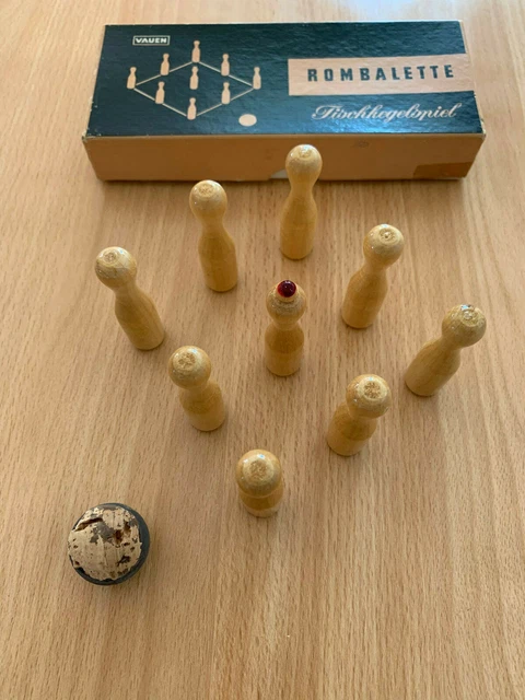 ROMBALETTE TISCHKEGELSPIEL ROMBA Vauen Kopi Anleitung ...
