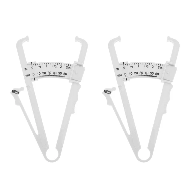 2PCS BODY SKINFOLD Caliper Skinfold Measurement Calipers Skinfold Test ...
