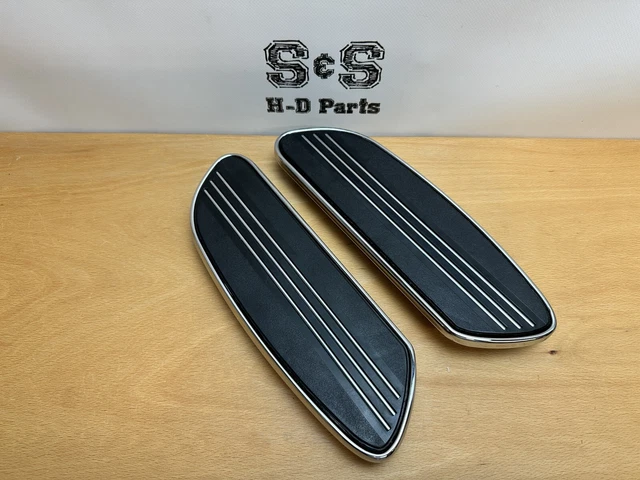 GENUINE HARLEY-DAVIDSON STREAMLINER Footboard INSERTS Swept Wing Boards ...